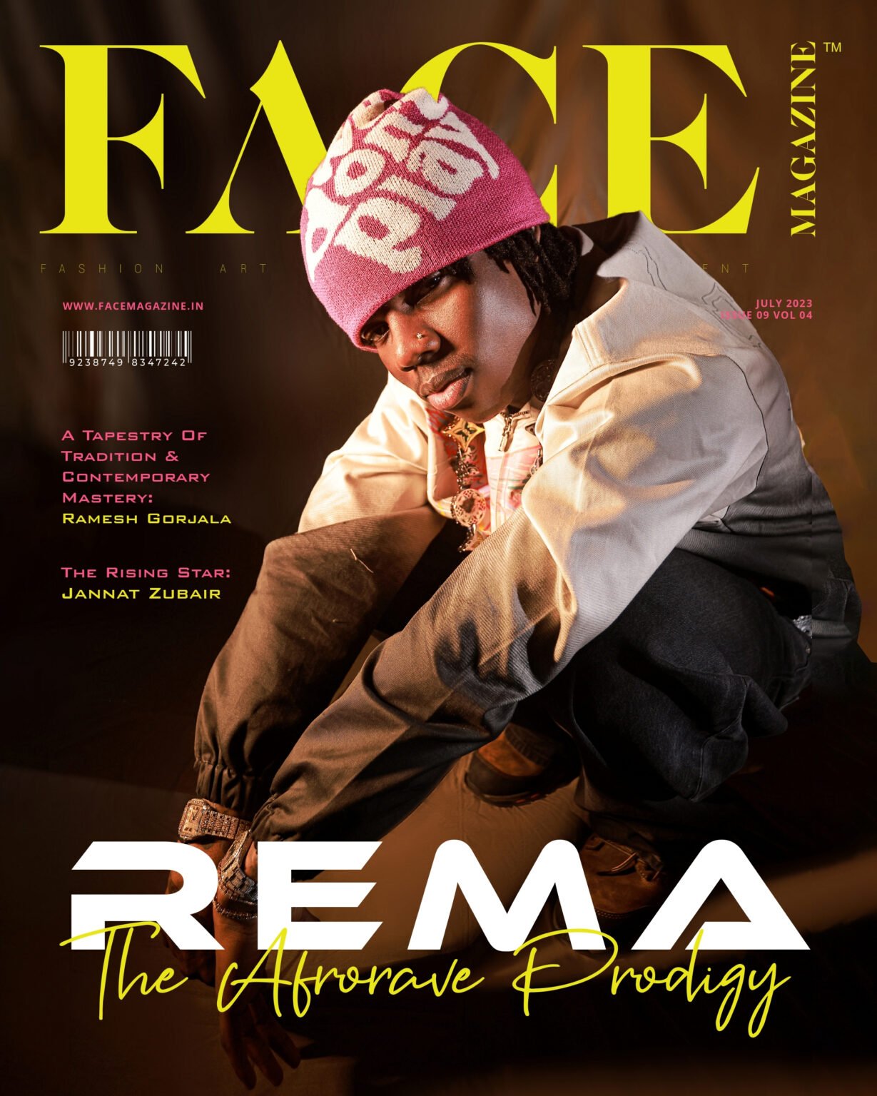 July 2023 Face Magazine - Rema - Face Magazine